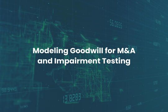 Modeling Goodwill for M&A and Impairment Testing - Macabacus