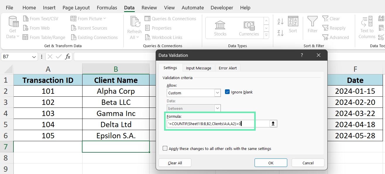 Step by Step Guide To Using Data Validation In Excel Downloadable